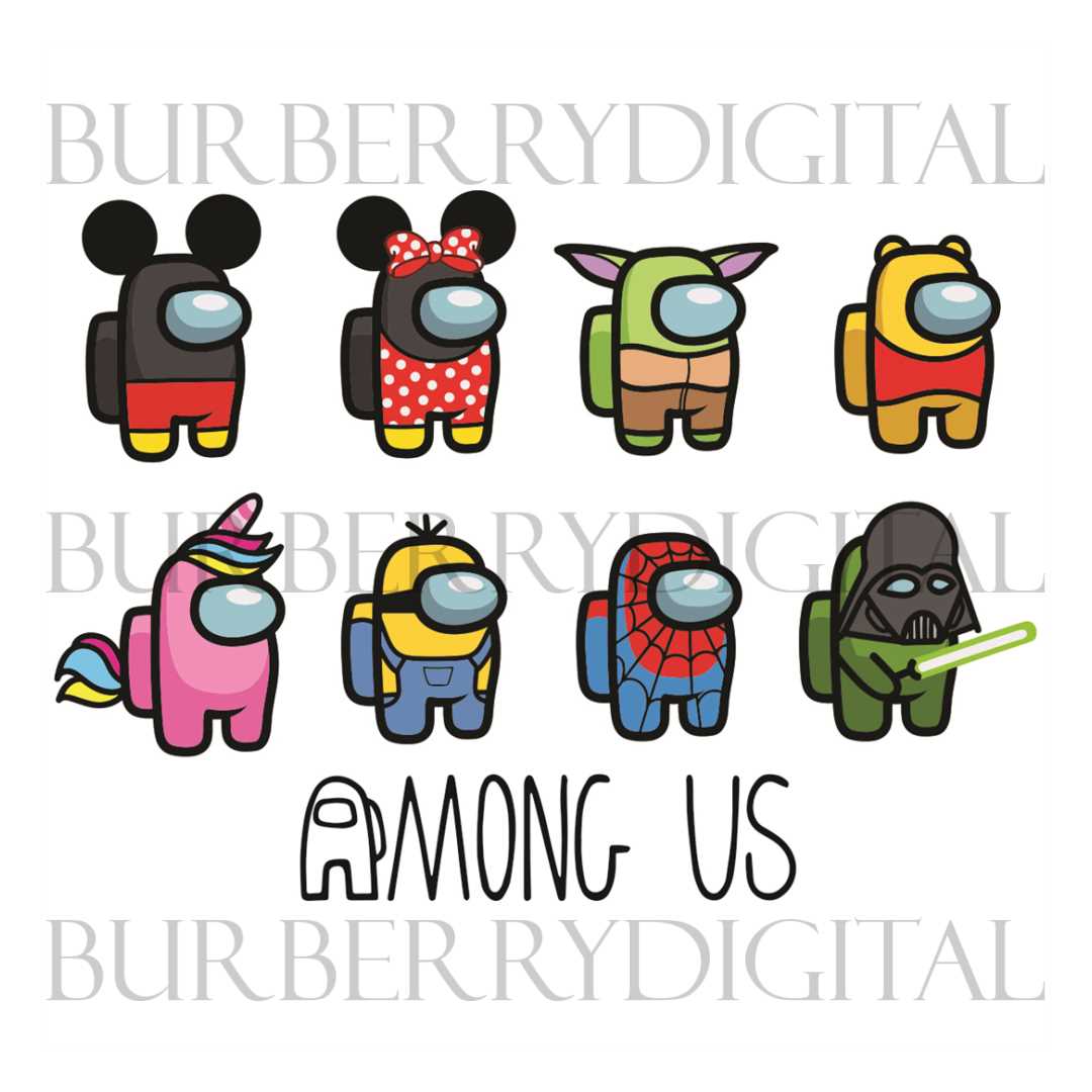 Among Us Custom Svg, Trending Svg, Among Us Disney Svg, Amon | Inspire ...