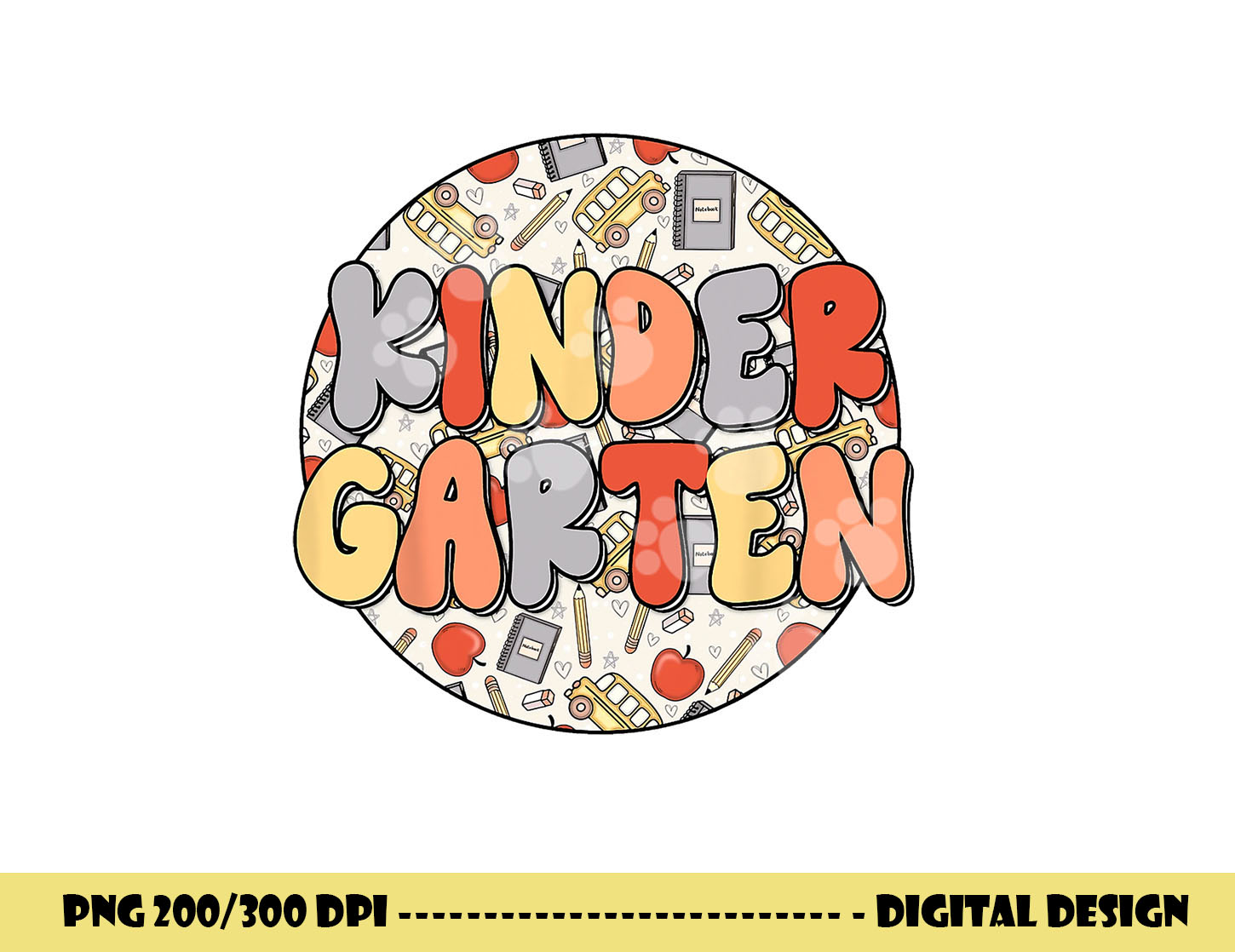 Groovy Kindergarten Vibes Retro Teachers Kids Back To School | Inspire ...