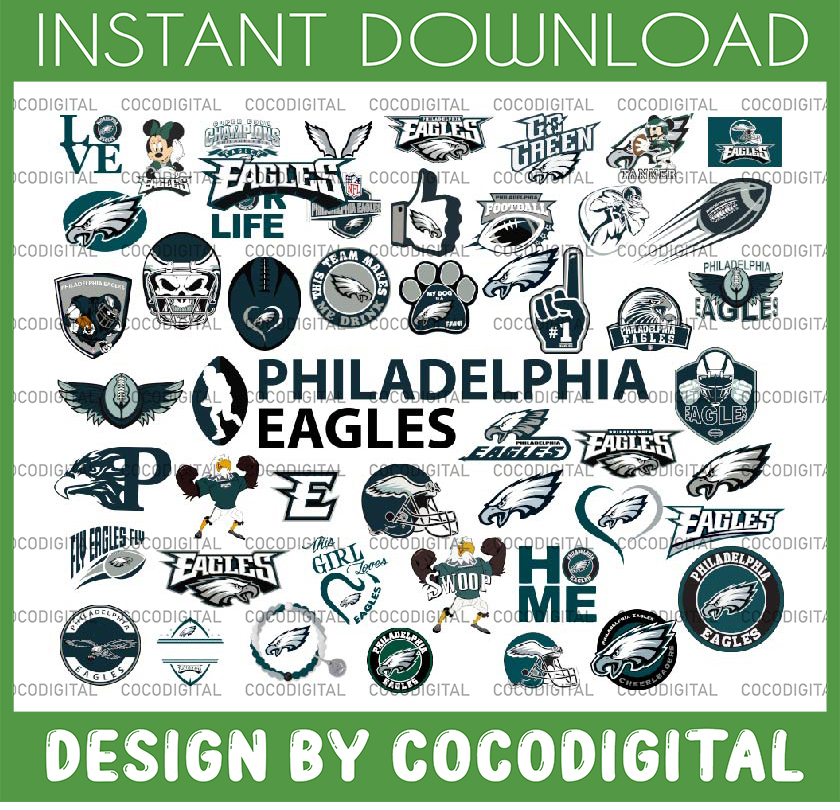 50 Files Philadelphia Eagles, Philadelphia Eagles svg, Phila - Inspire ...