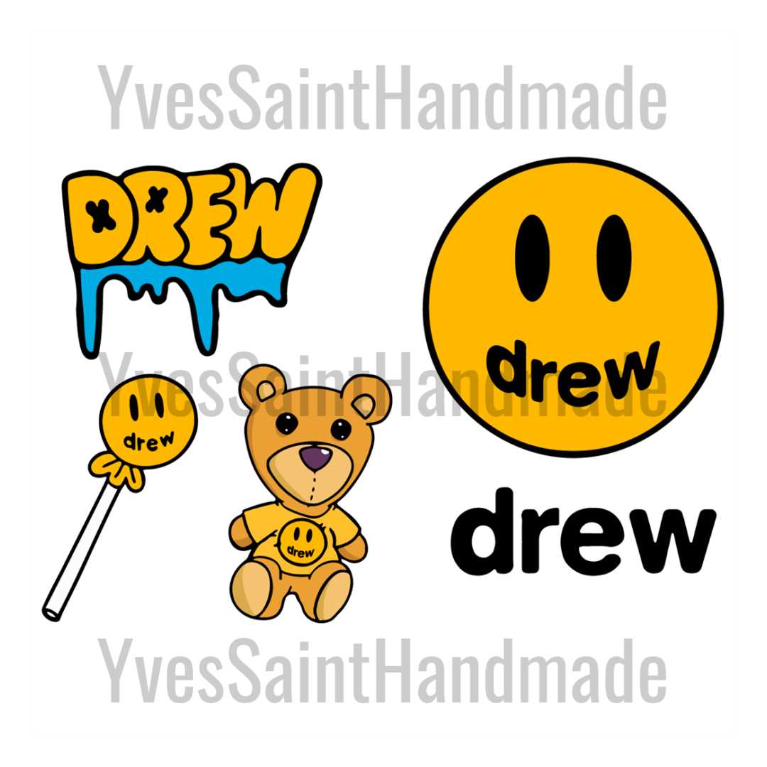 Justin Bieber Drew House Logo Svg Bundle, Trending Svg, Drew - Inspire ...