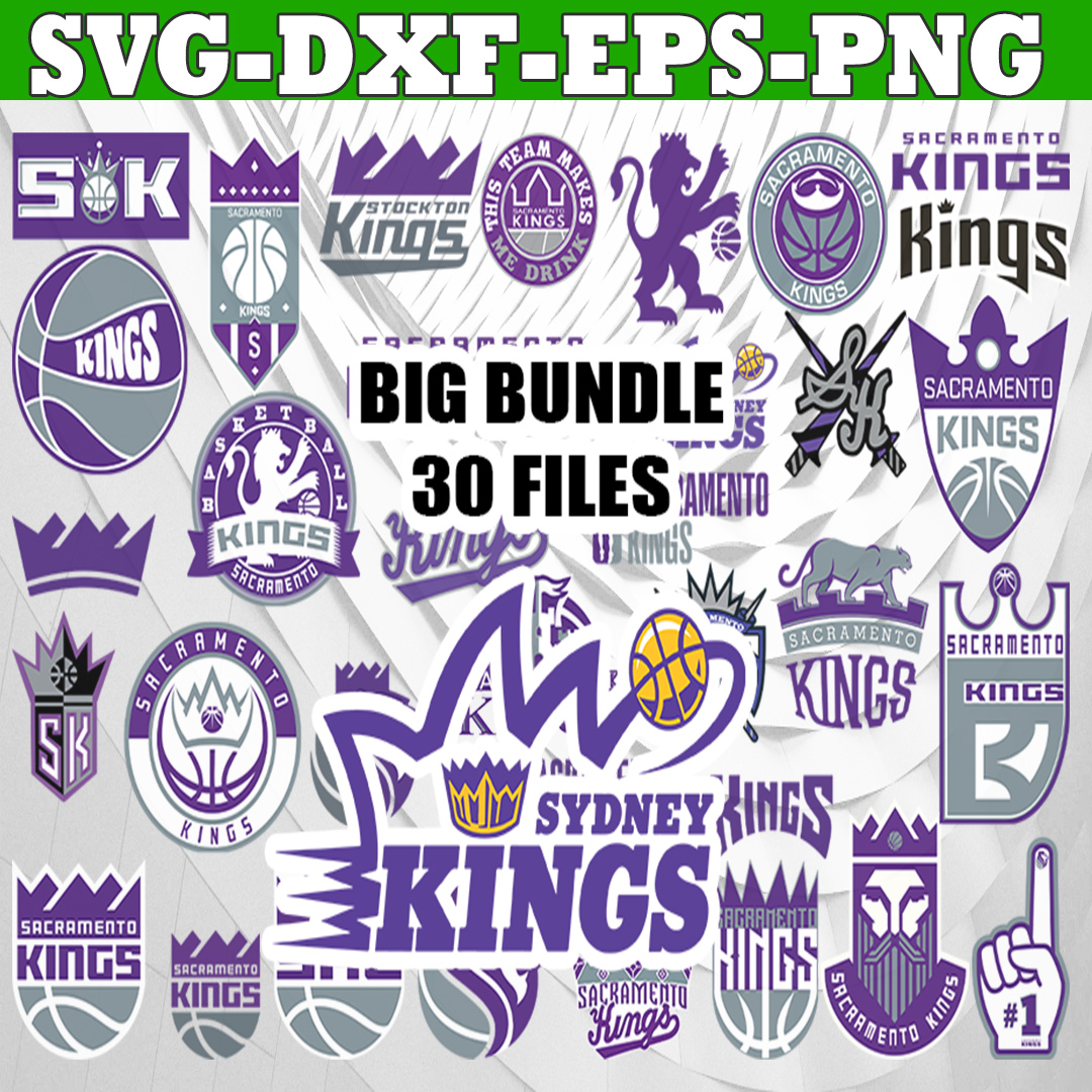 Bundle 34 Files Sacramento Kings Basketball Team svg, Sacram | Inspire ...