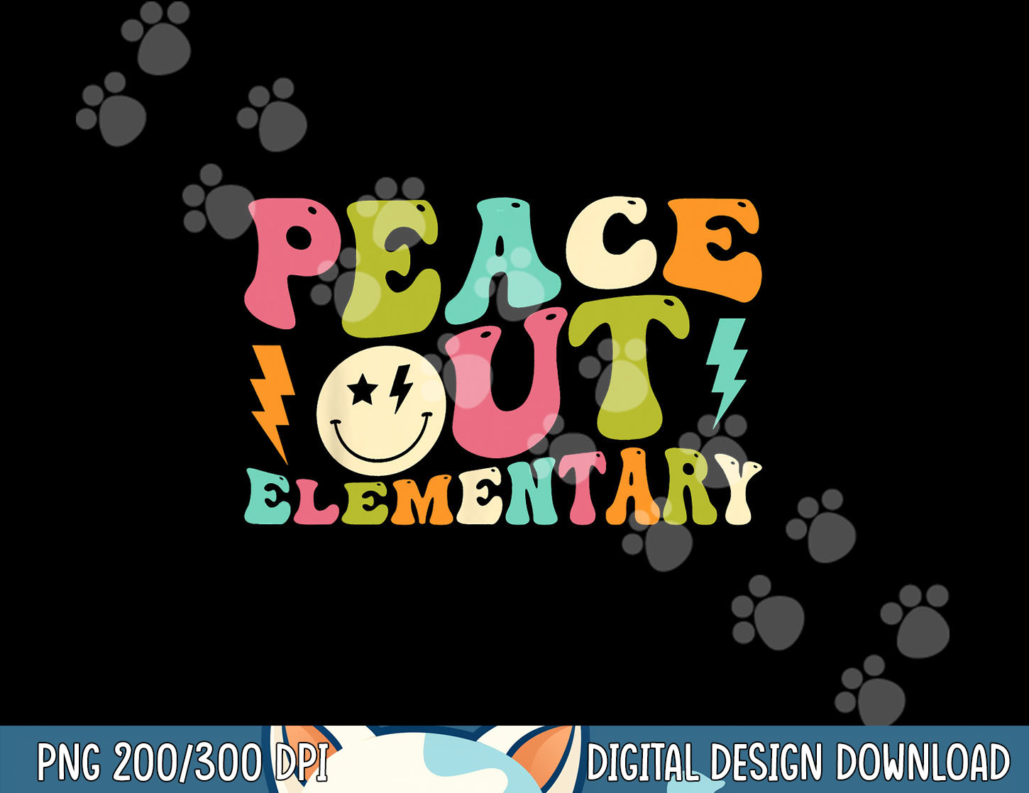 Peace Out Elementary Groovy Graduation Last Day of School p | Inspire ...