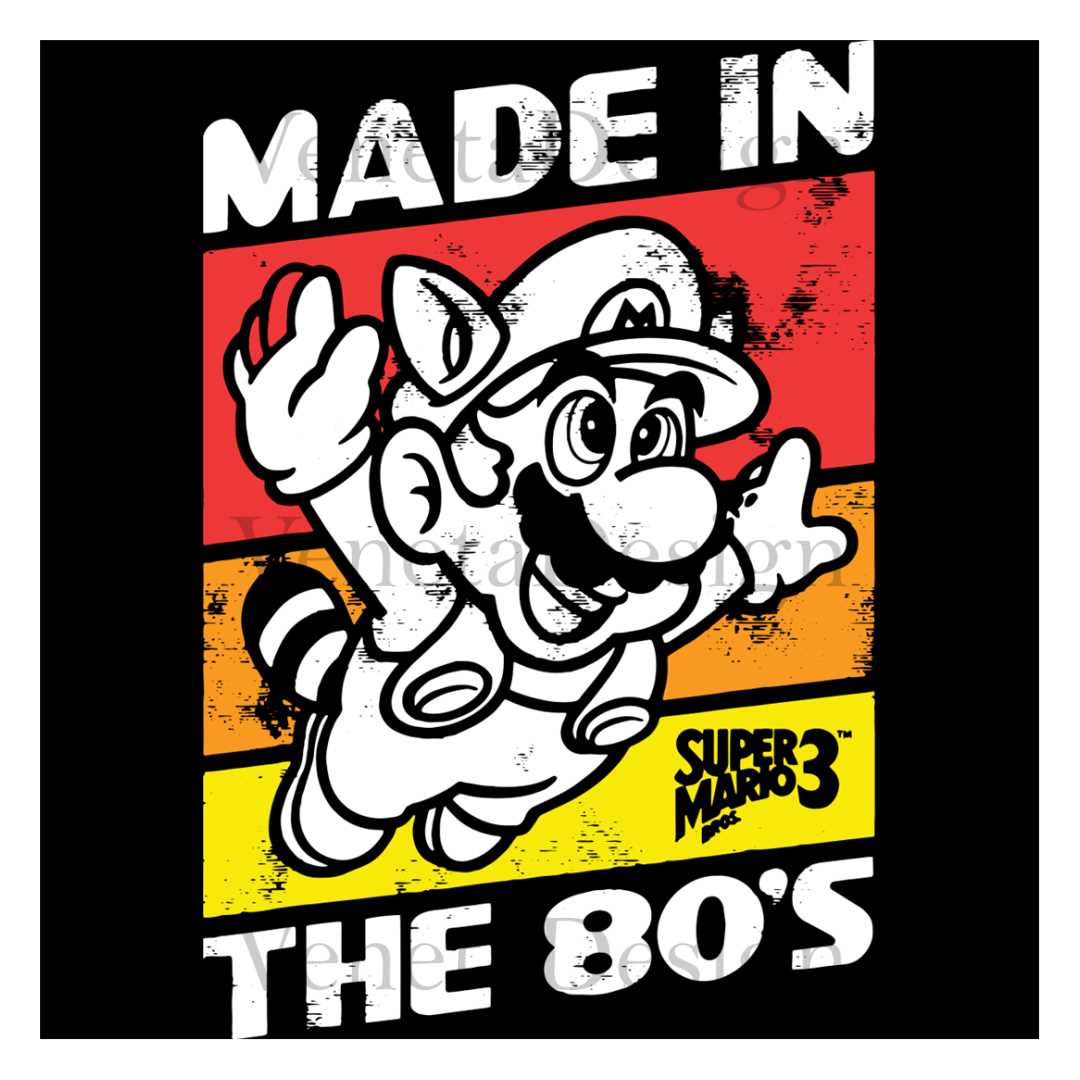 Nintendo Super Mario 3 Made In The 80s Svg, Trending Svg, Su | Inspire ...