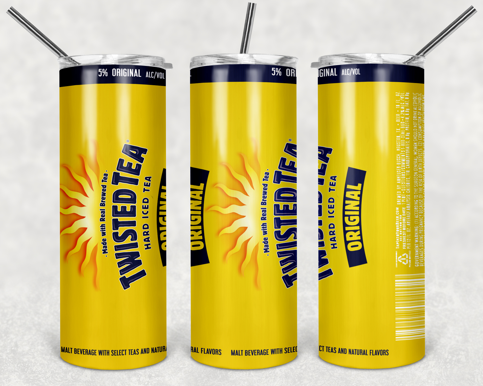 Twisted Tea Can Tumbler Png, Twisted Tea Can 20oz Skinny Sub | Inspire ...