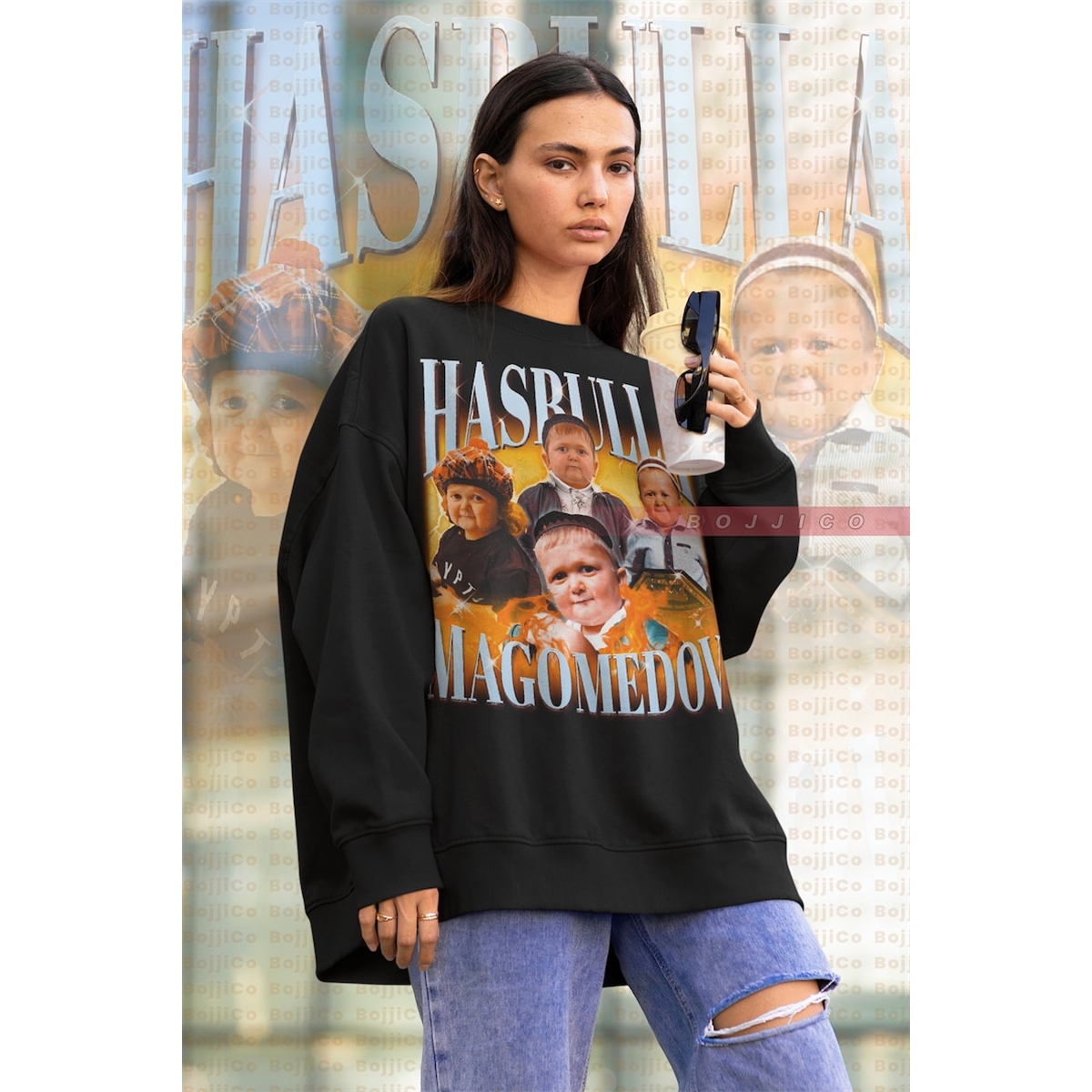 KING HASBULLA Magomedov Sweathirt, Hasbulla Homage Shirt, Ha | Inspire ...