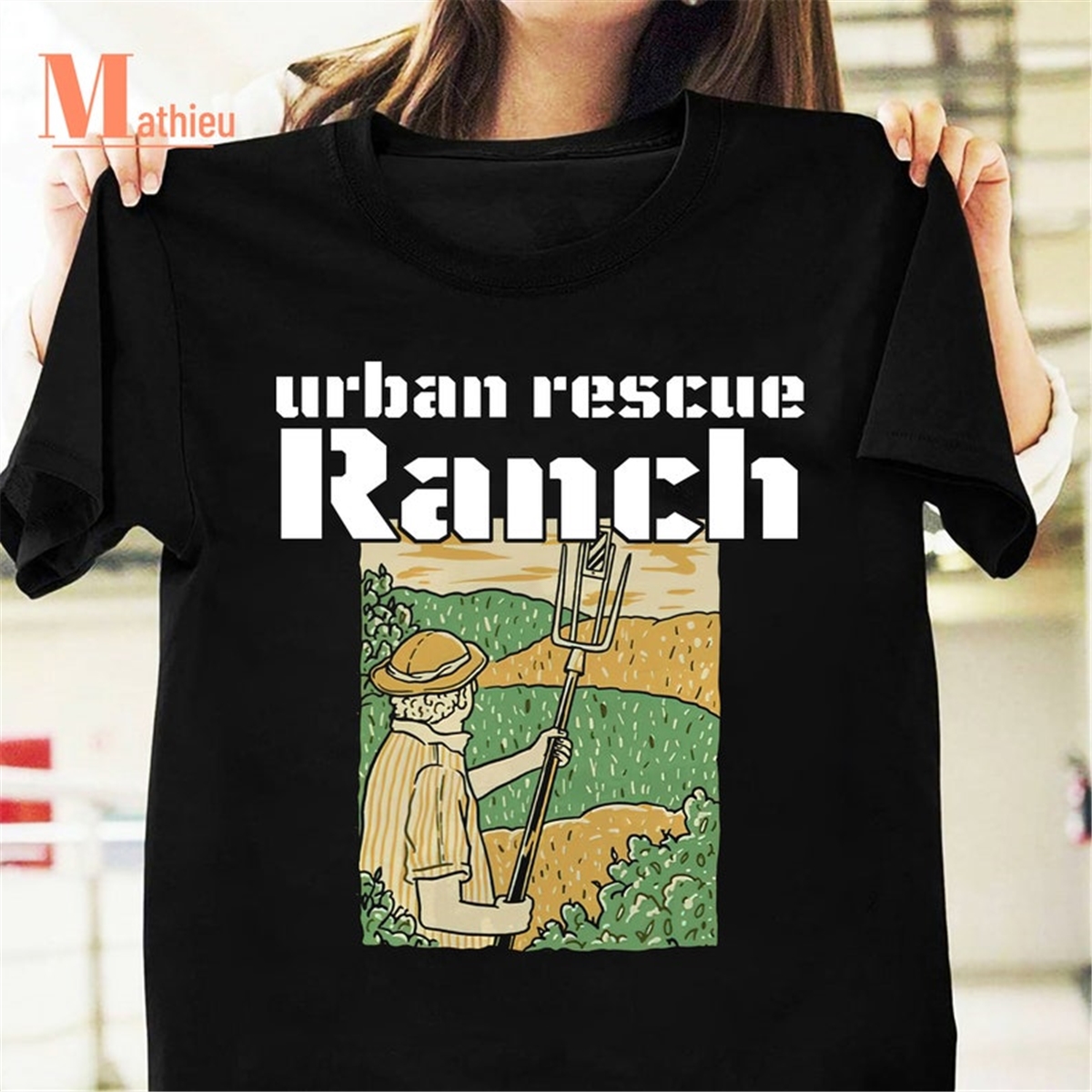 The Urban Rescue Ranch Art Vintage T-Shirt, Farm Sanctuaries | Inspire ...