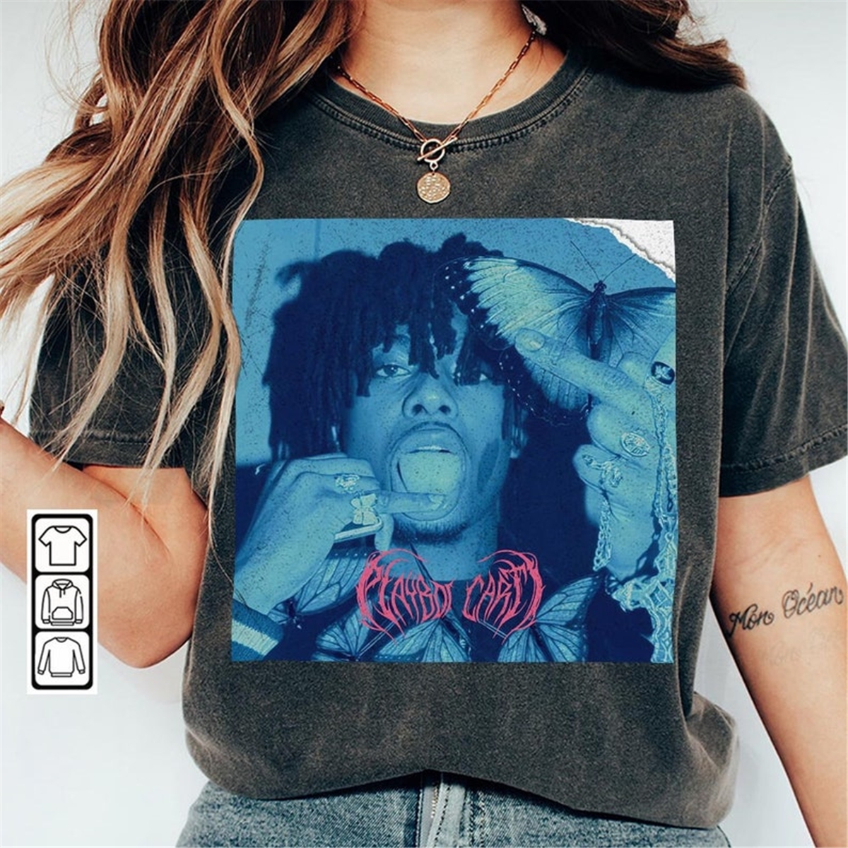 Playboi Carti Rap Shirt, Playboi Carti Rapper Vintage 90s Y2 | Inspire ...