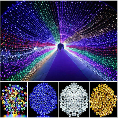 100 LED Solar String Lights Outdoor Garden Party Fairy Weddi - Inspire ...