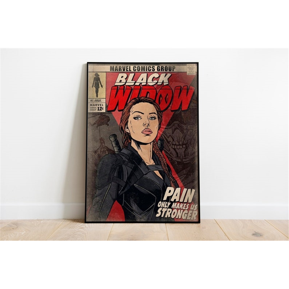 Black Widow Poster - Black Widow Comic - Natasha Poster - Ma - Inspire ...