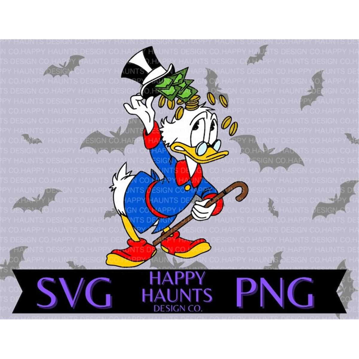 Scrooge mcduck SVG, easy cut file for Cricut, Layered by col - Inspire ...