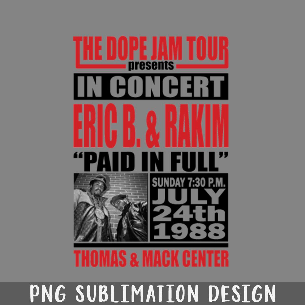 The Dope Jam Tour 1988 PNG Download | Inspire Uplift