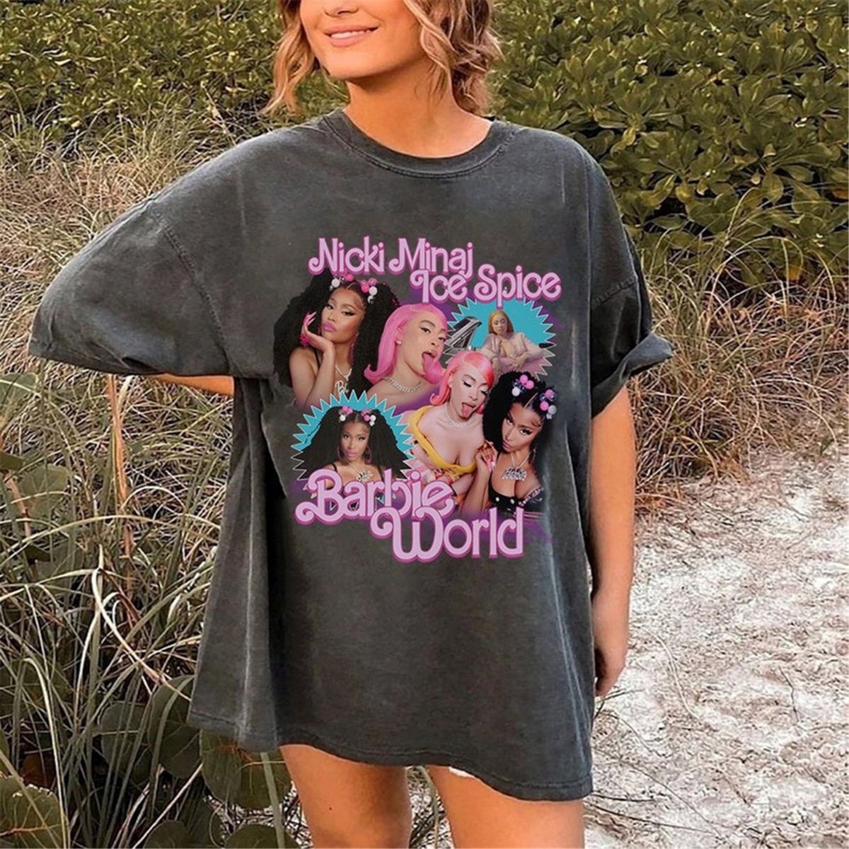 Nicki Minaj x Ice Spice Barbie World Vintage T-Shirt, Nicki | Inspire ...