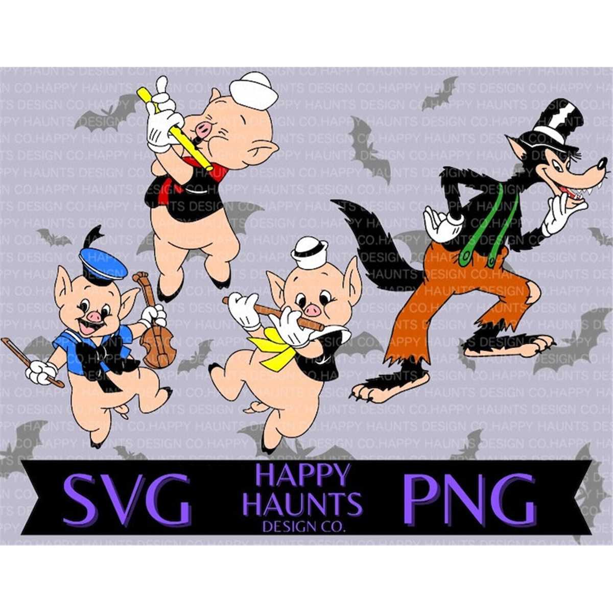 3 Little Pigs Svg Easy Cut File For Cricut Layered By Colo Inspire