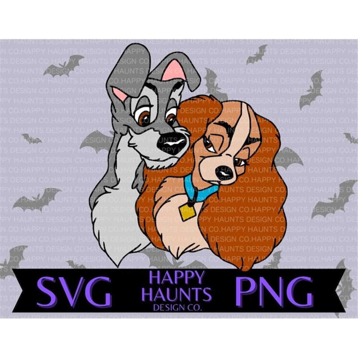 Lady and the tramp SVG, easy cut file for Cricut, Layered by | Inspire ...