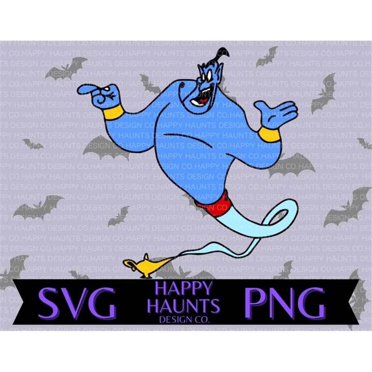 Genie SVG, easy cut file for Cricut, Layered by colour | Inspire Uplift