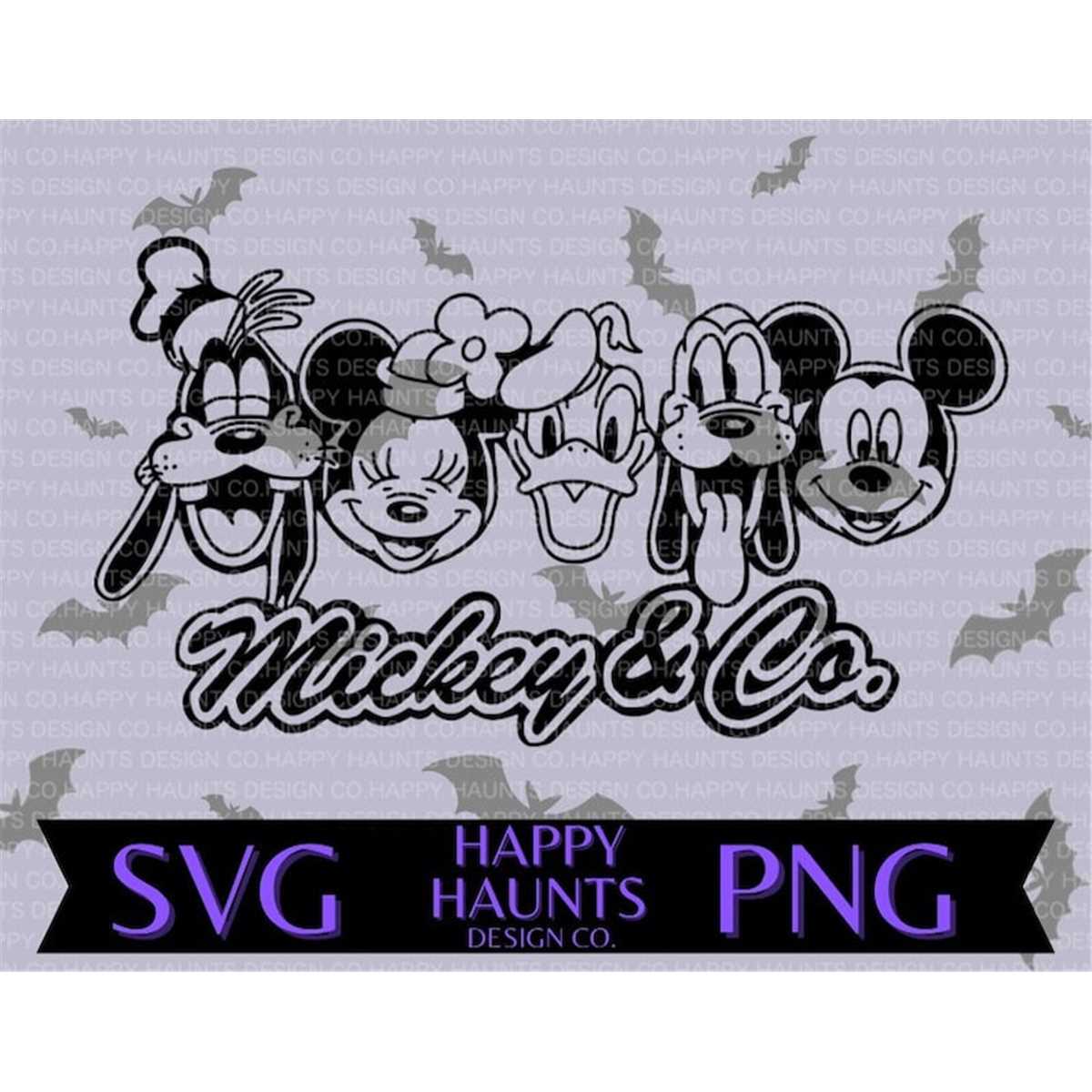 Mickey & co SVG, easy cut file for Cricut, Layered by colour | Inspire ...