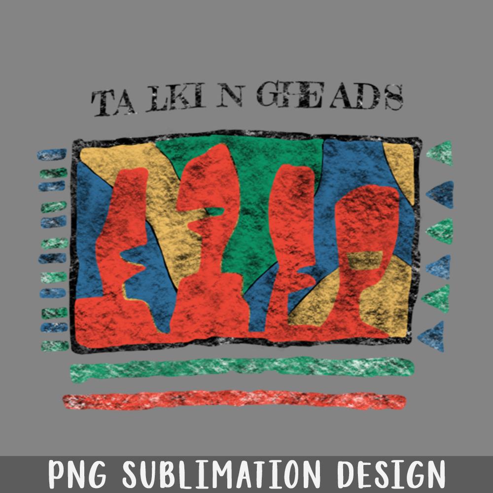 Talking Heads Vintage 80s PNG Download | Inspire Uplift