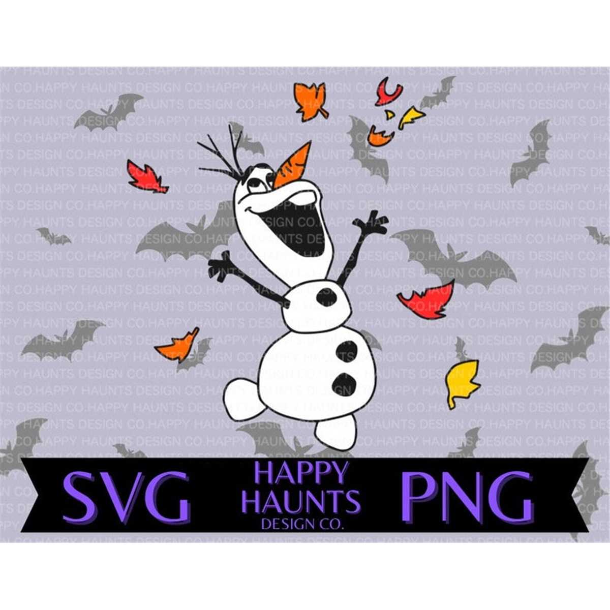 Fall Olaf SVG, easy cut file for Cricut, Layered by colour | Inspire Uplift