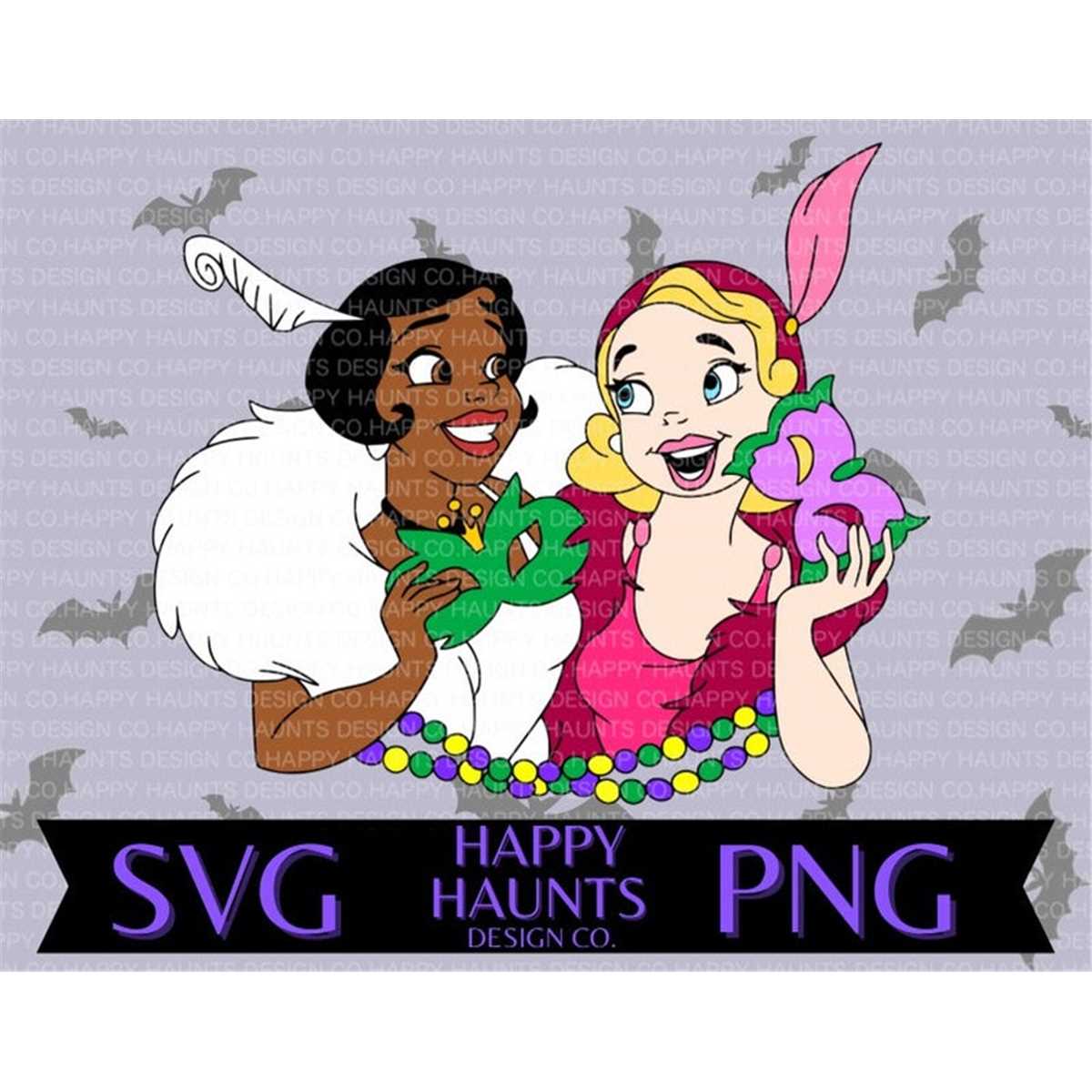 Tiana and Lottie SVG, easy cut file for Cricut, Layered by c | Inspire ...