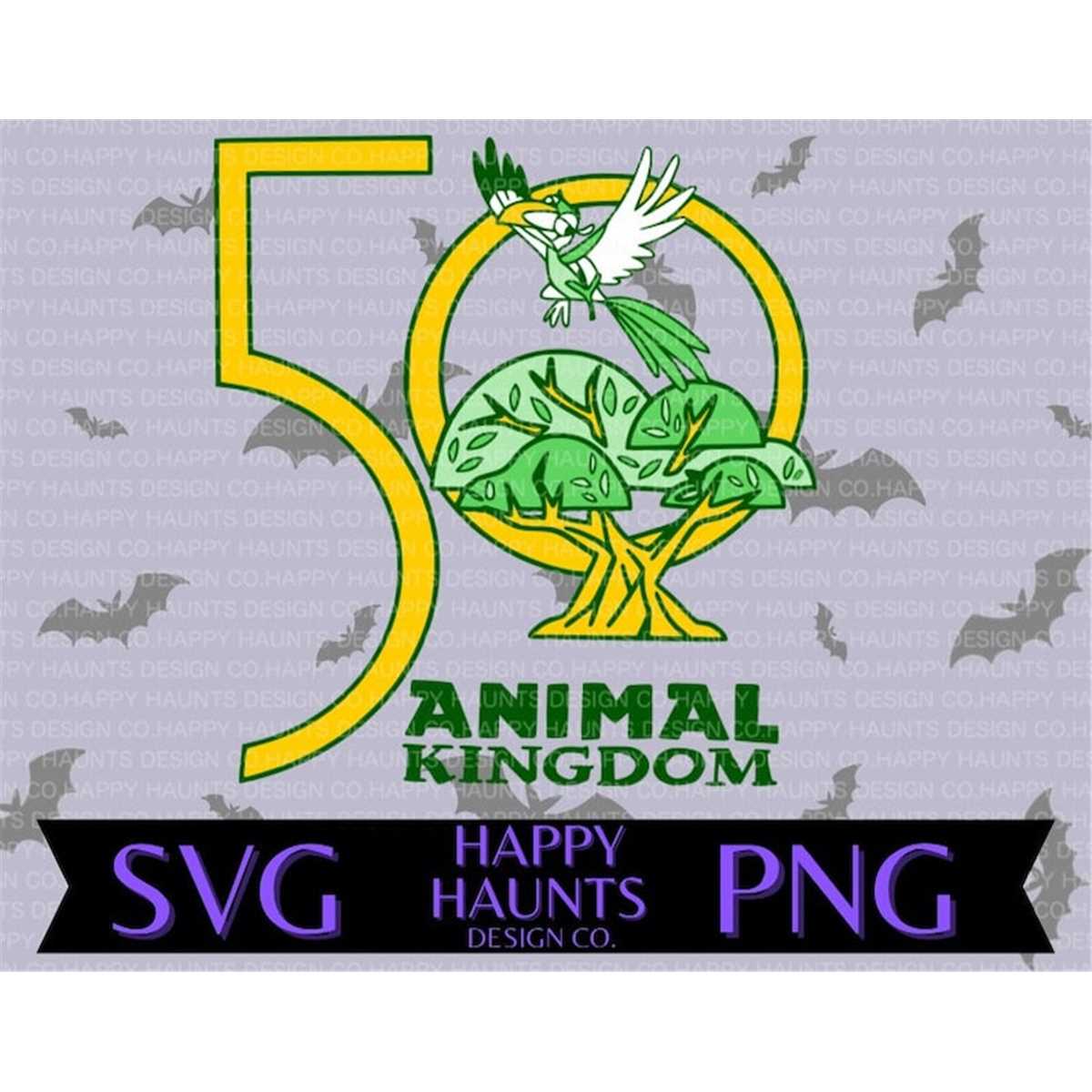 50th Animal kingdom SVG, easy cut file for Cricut, Layered b | Inspire ...