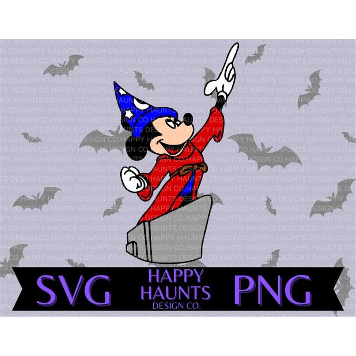 Sorcerer Mickey SVG, easy cut file for Cricut, Layered by co | Inspire ...