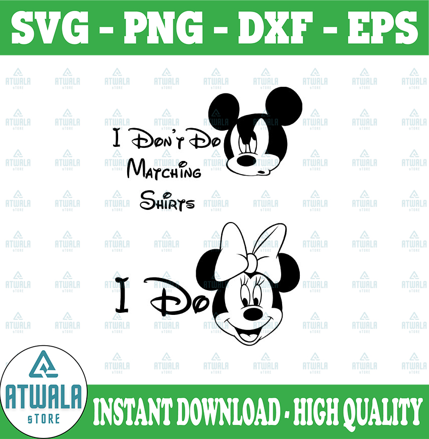 I don't do matching svg, Disney family svg design svg, Micke - Inspire ...