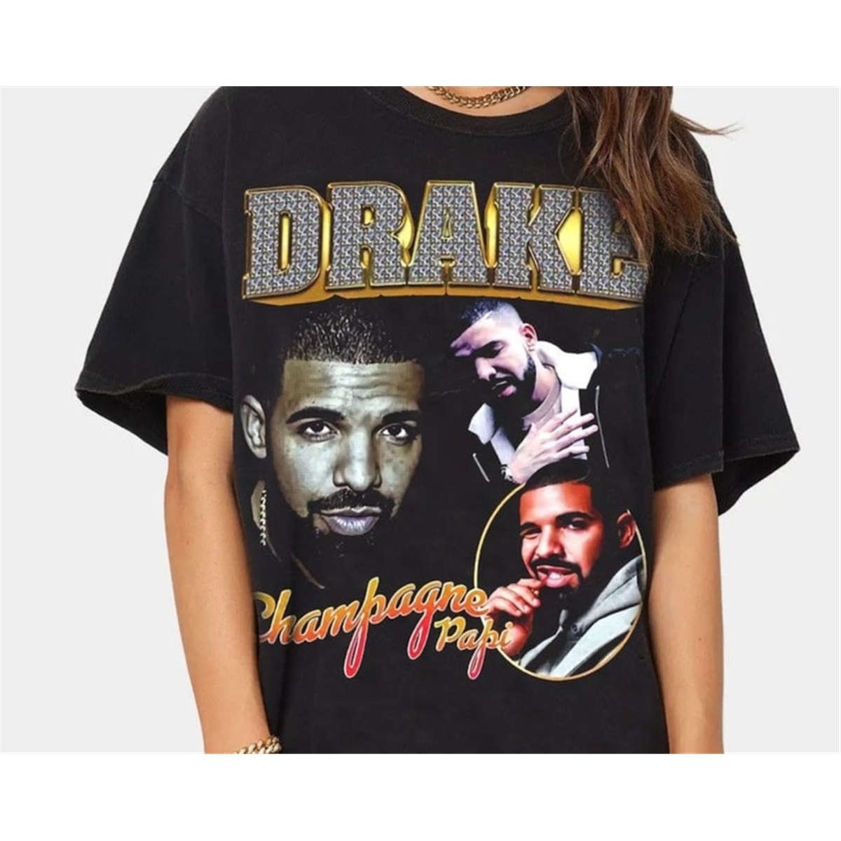 Vintage Drake Shirt- 90s Hip Hop -Vintage Bootleg T-Shirt -g - Inspire ...