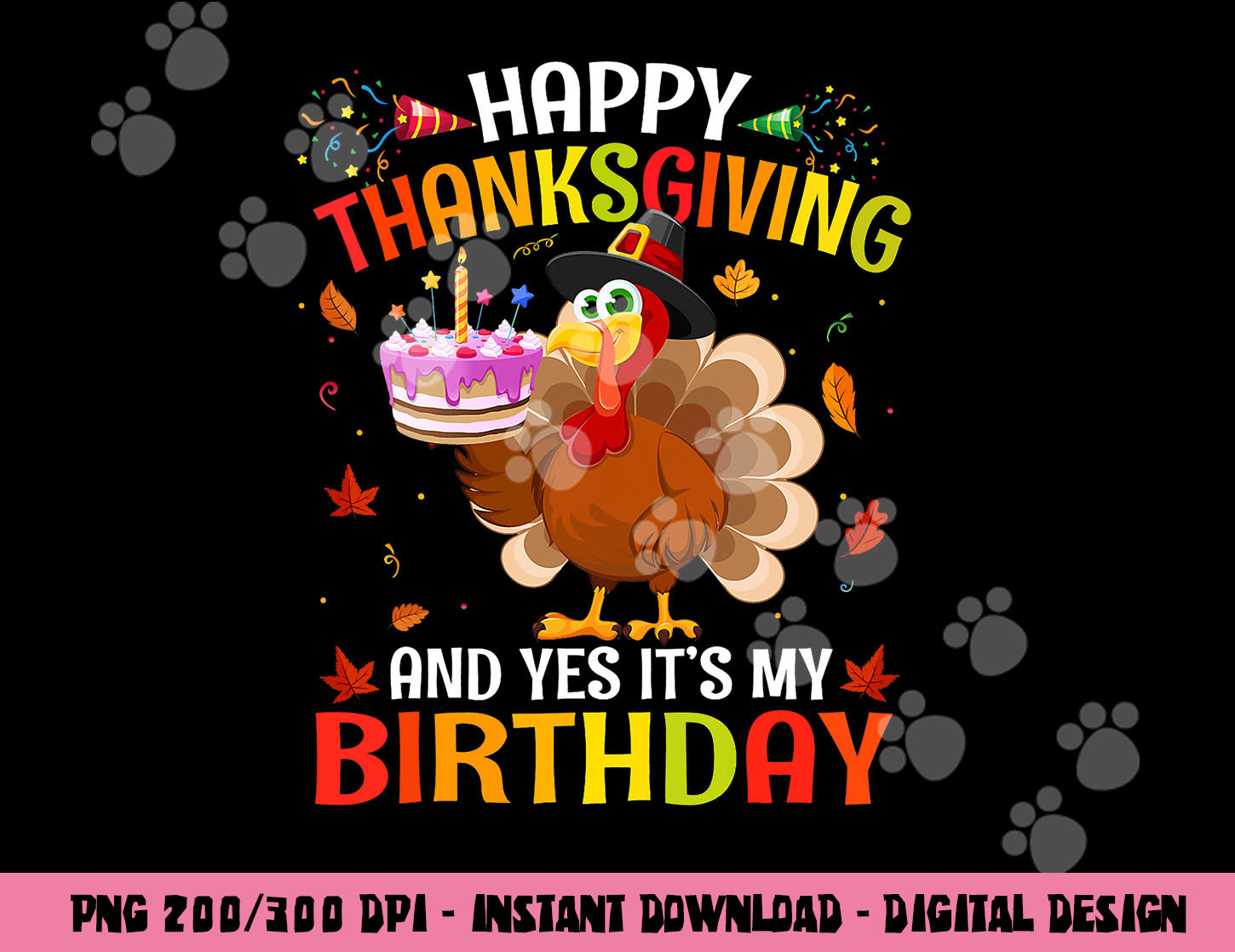 Turkey Birthday Clipart