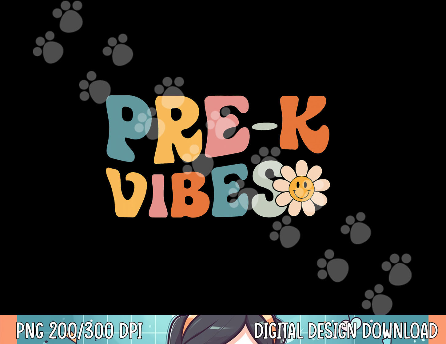 Pre-K Vibes - Pre Kindergarten Team Retro 1st Day of School | Inspire ...