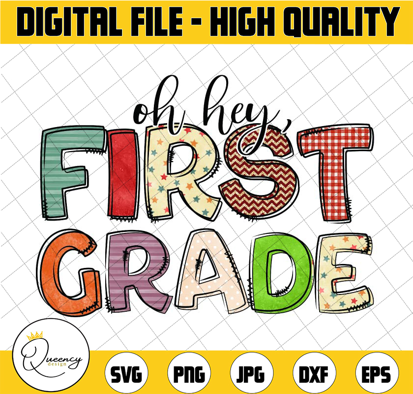 Oh Hey First Grade PNG, Back To School, First Grade, 1st Gra | Inspire ...