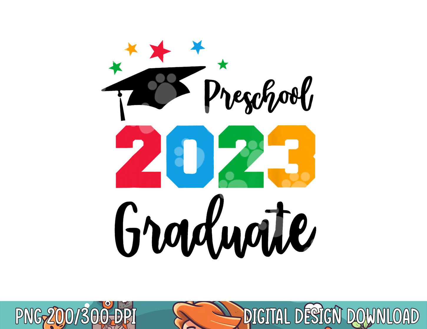 Preschool Grad 2023 Last Day of School Graduation Gifts png | Inspire ...
