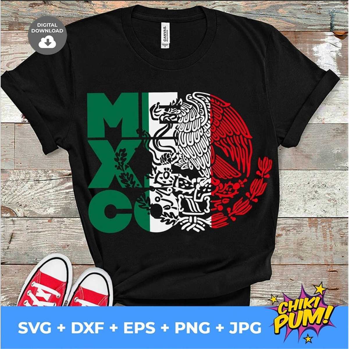Mexico SVG, Mexico Coat of Arms SVG, Eagle svg, Mexico Flag | Inspire Uplift