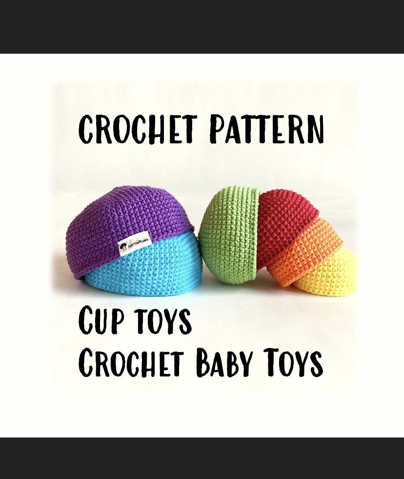 Crochet Montessori Toy Pattern, Crochet Rainbow Stacking | Inspire Uplift