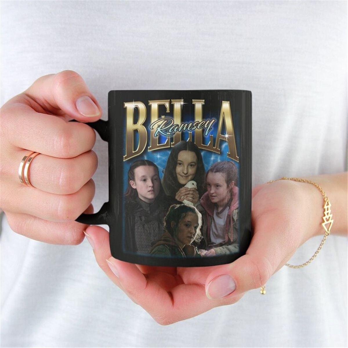 Retro Bella Ramsey Mug -bella ramsey merch,bella ramsey gift | Inspire Uplift