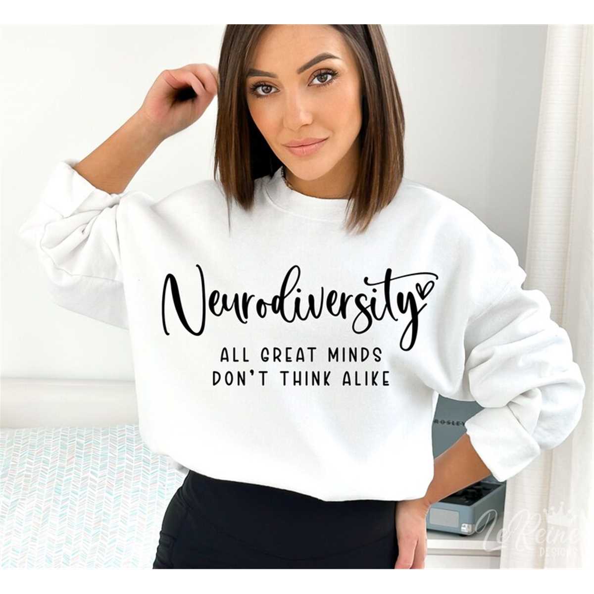 Neurodiversity Svg, all great minds don't think alike, Neuro - Inspire ...