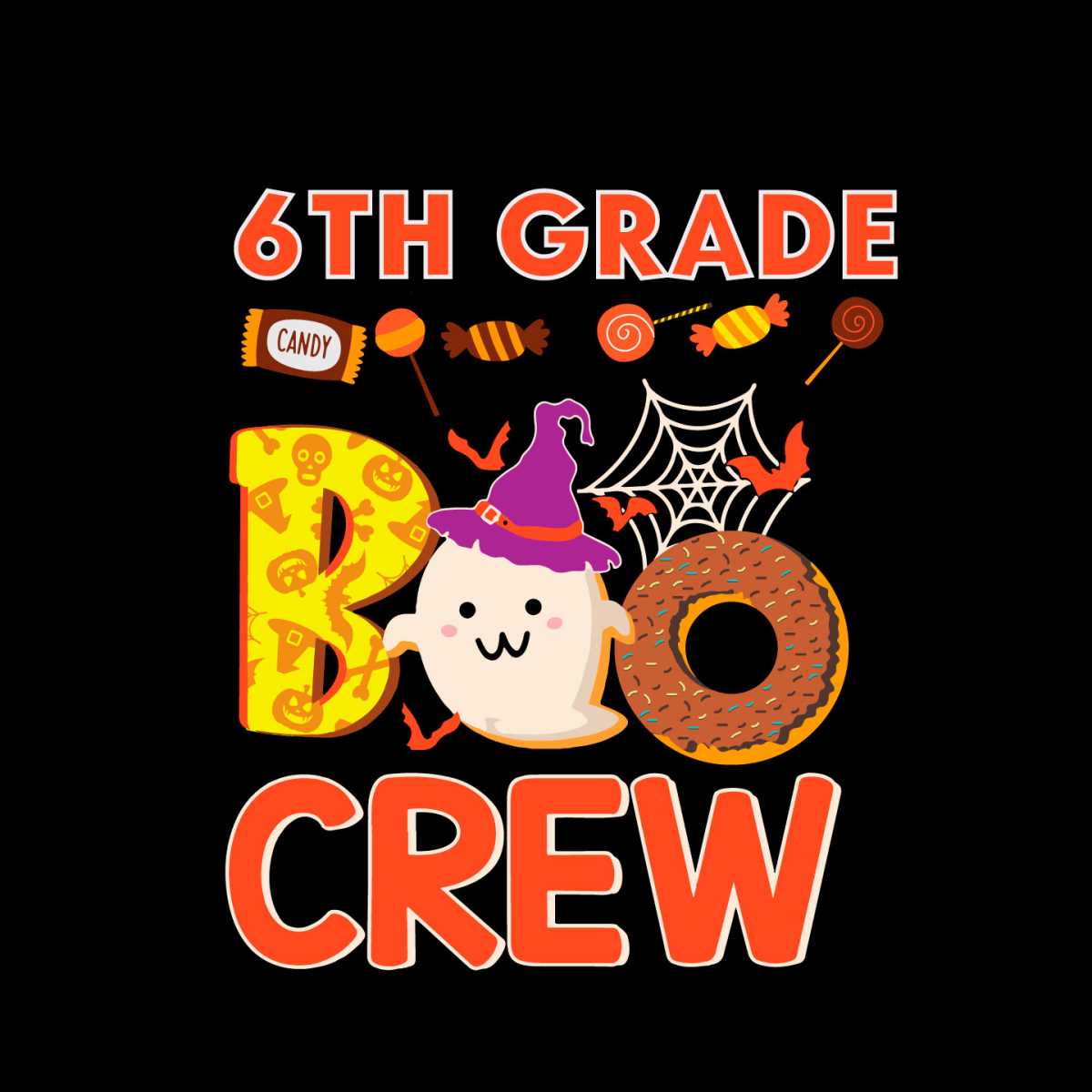 Back To School Svg Halloween 6th Boo Grade Vector, Crew Svg - Inspire ...