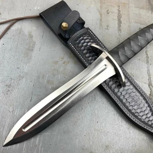 Beautiful custom-made carbon steel dagger knife, 12 inches l | Inspire ...