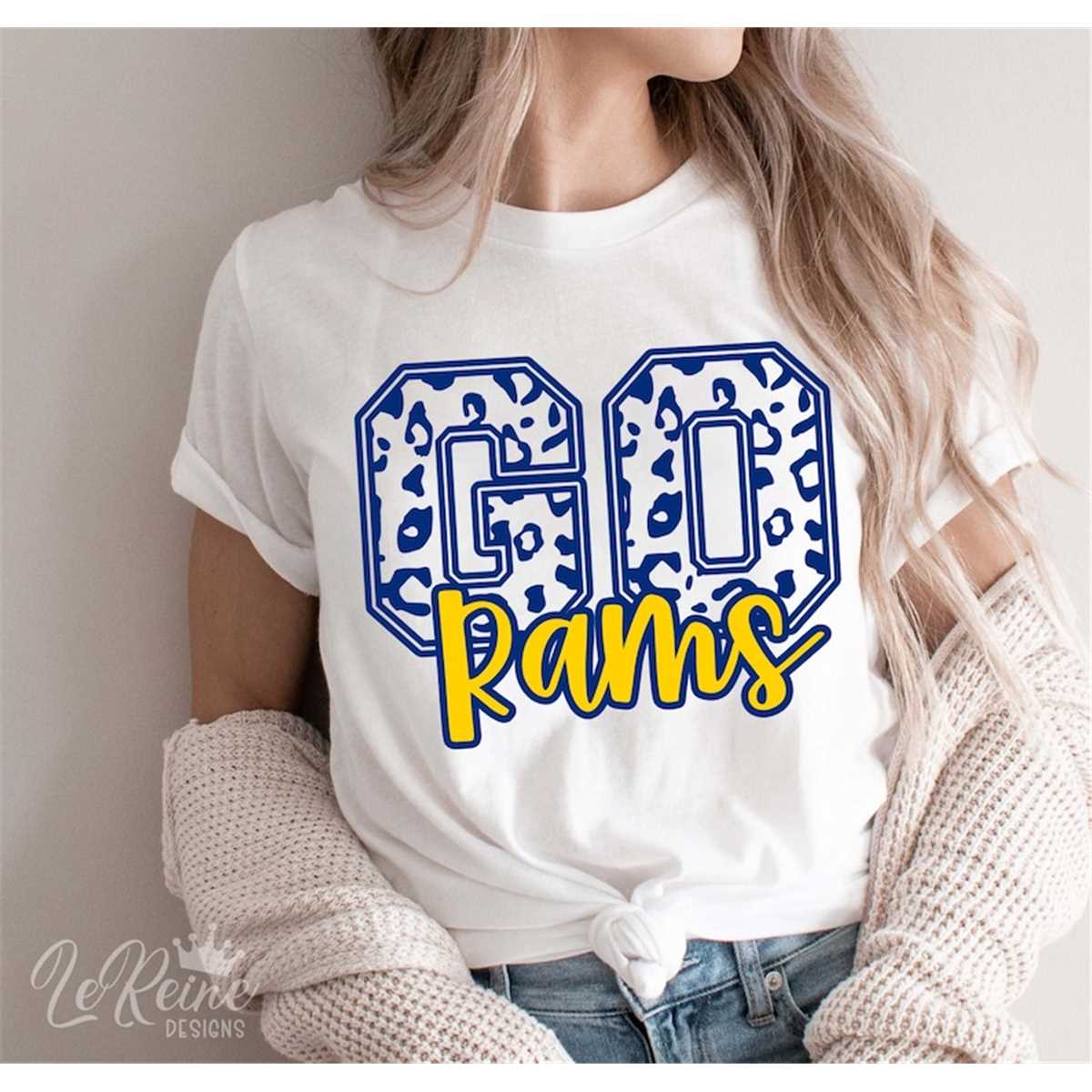 Go Rams, Go Rams Leopard, Mascot SVG Digital Cut File | Inspire Uplift