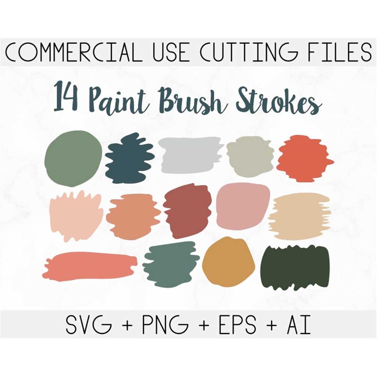 Paint brush stroke svg bundle hand drawn, brush stroke svg p - Inspire ...
