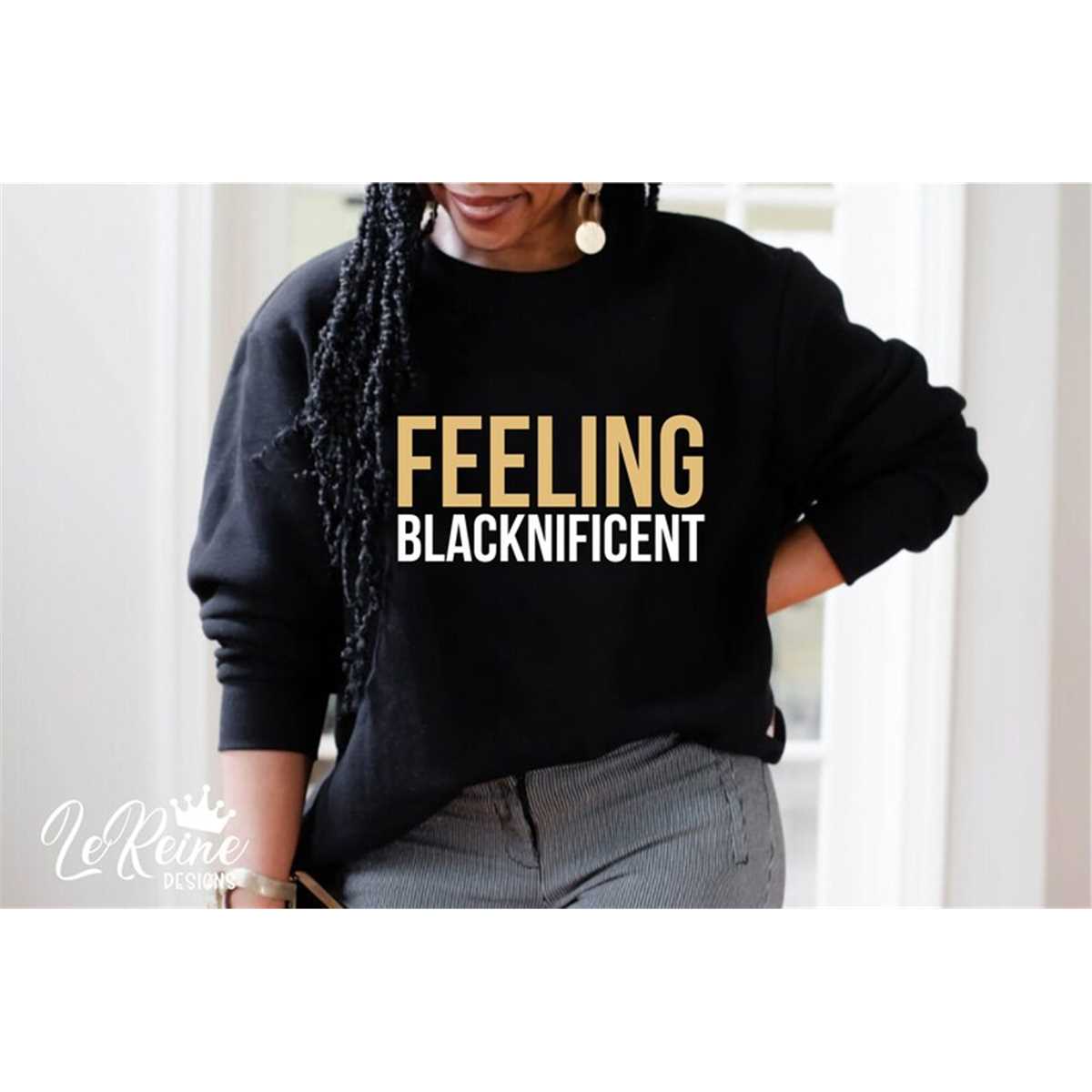 Feeling Blacknificent SVG, Blacknificent SVG, Black History - Inspire ...