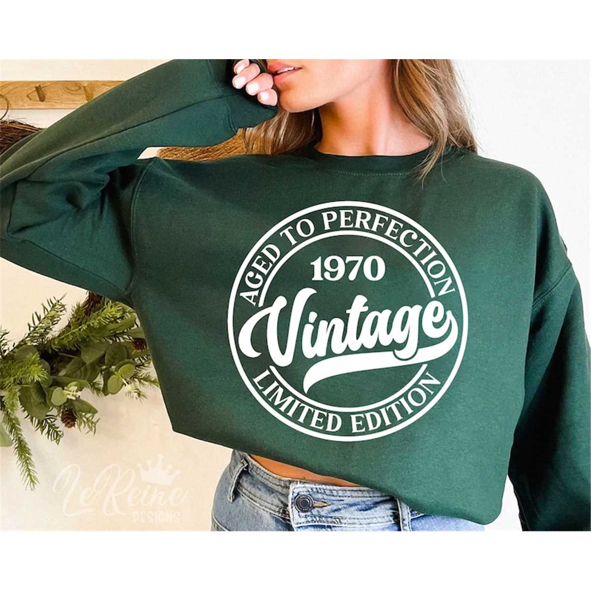 Vintage 1970 Svg, Birthday Svg, All Original Parts Svg, Limi - Inspire ...
