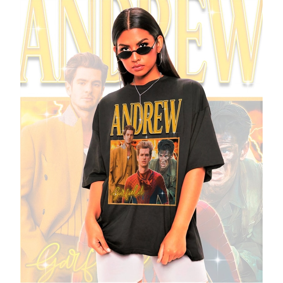 Retro ANDREW GARFIELD Shirt -Andrew Garfield Tshirt,Andrew G | Inspire ...