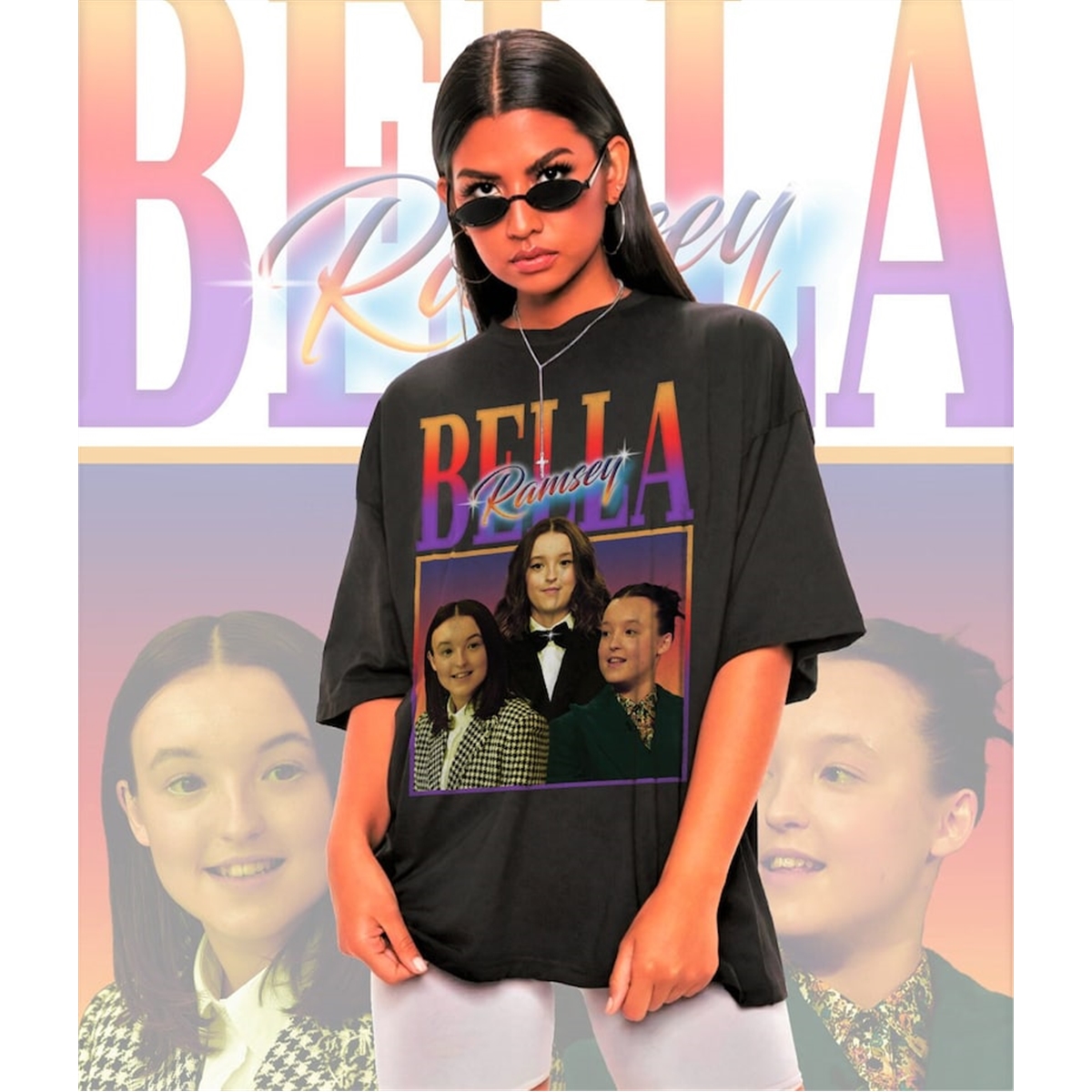 Retro Bella Ramsey Shirt -Bella Ramsey Hoodie,Ellie Williams | Inspire Uplift