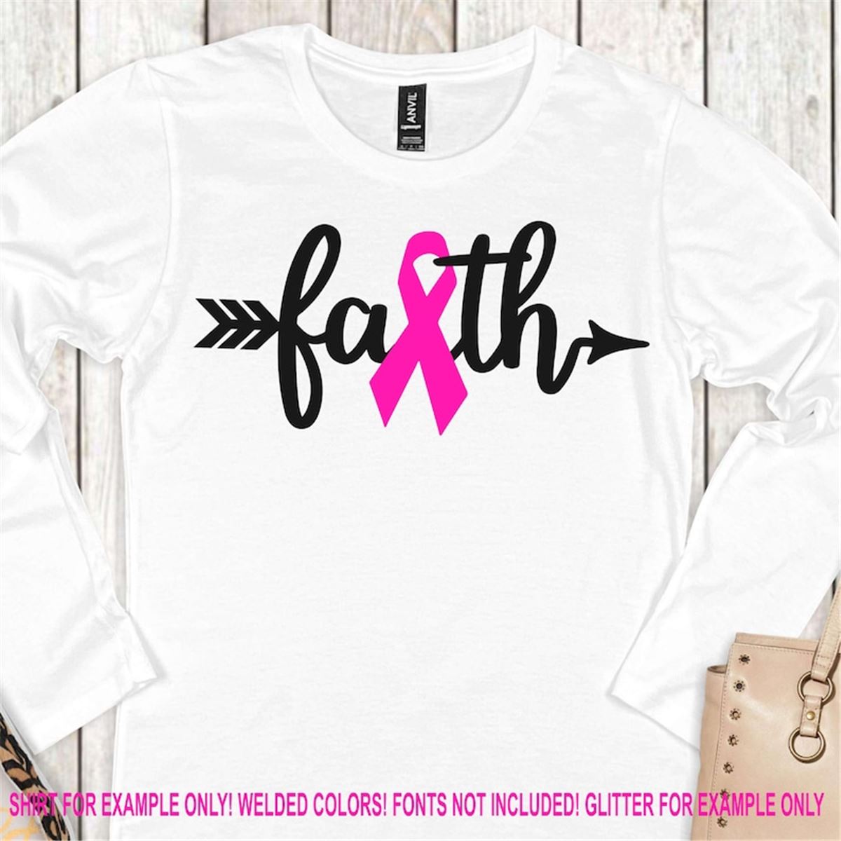 Breast Cancer svg,faith arrow ribbon svg, cancer survivor sv | Inspire Uplift