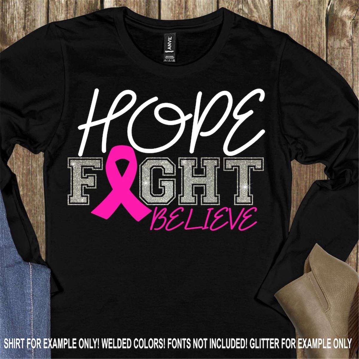Breast Cancer Svg Hope Fight Believe Cancer Svg Faith Svg In Breast Cancer Svg Hope Fight Believe Cancer Svg Faith Svg In