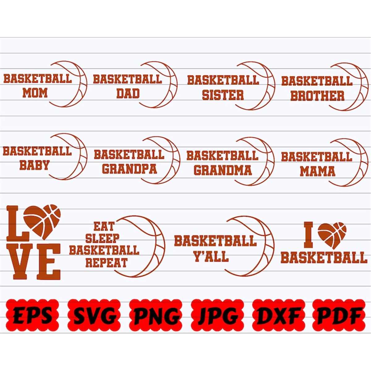 Basketball SVG | Basketball Bundle SVG | Basketball Family S | Inspire ...