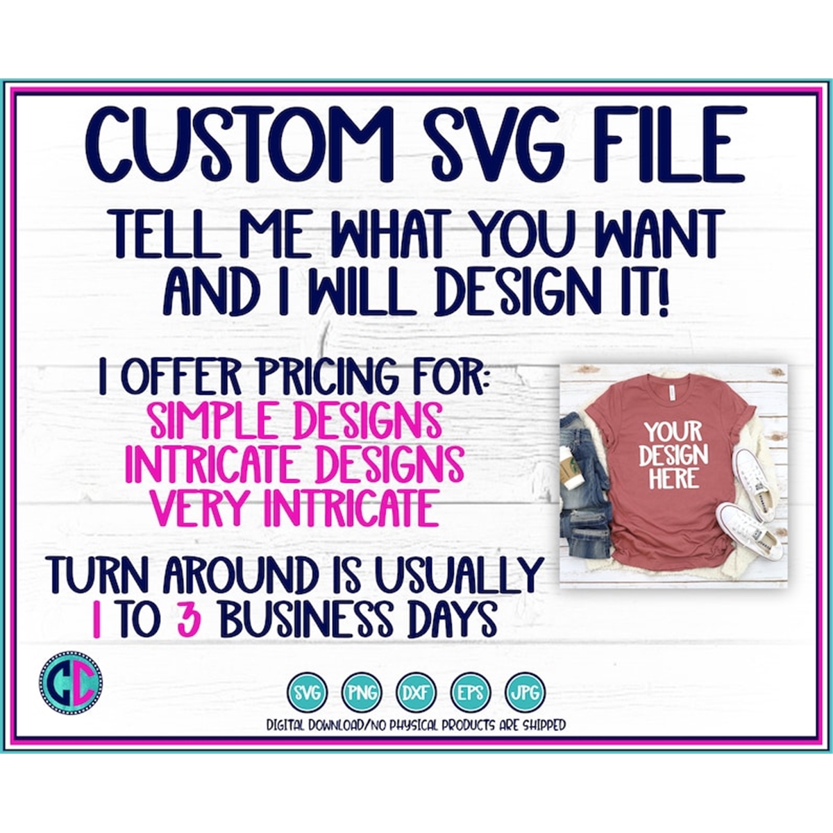 Custom SVG File for Cricut, custom svg file, custom silhouet - Inspire ...