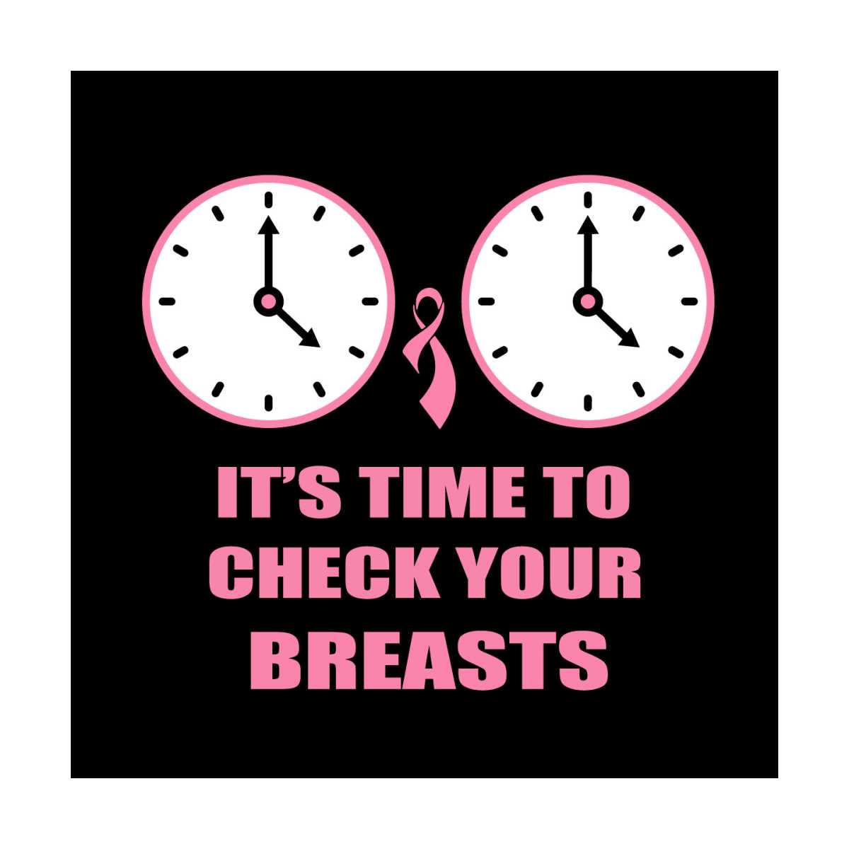 Time To Check You Breasts Svg Breast Cancer Awareness Vector - Inspire ...