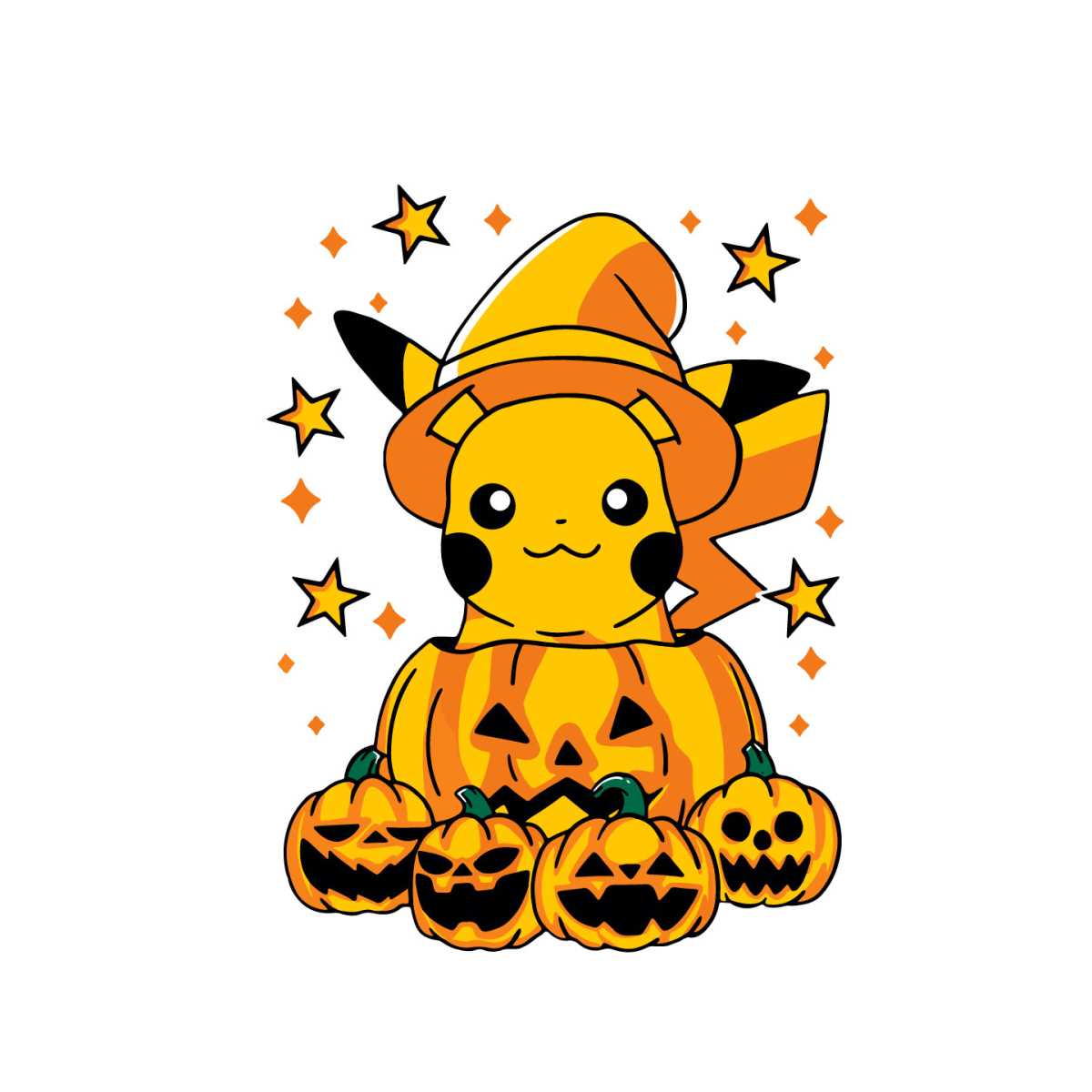 Pikachu Halloween Svg Halloween Vector Svg, Halloween Pikach | Inspire ...