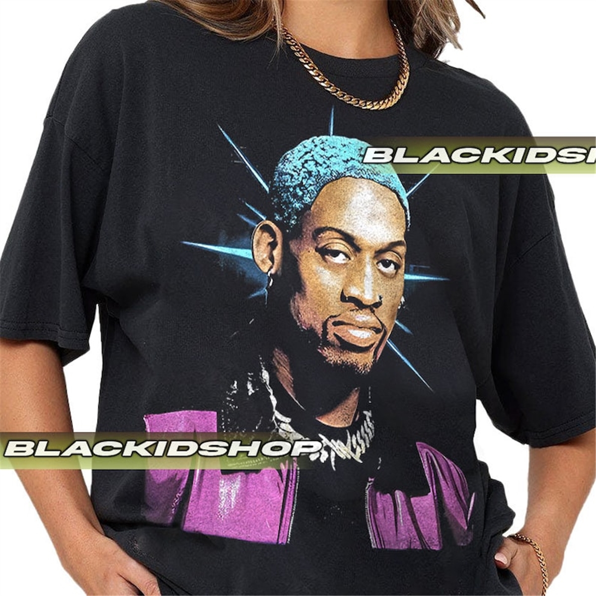 DENNIS RODMAN T-SHIRT, Dennis Rodman Shirt, Rodman, Vintage | Inspire ...